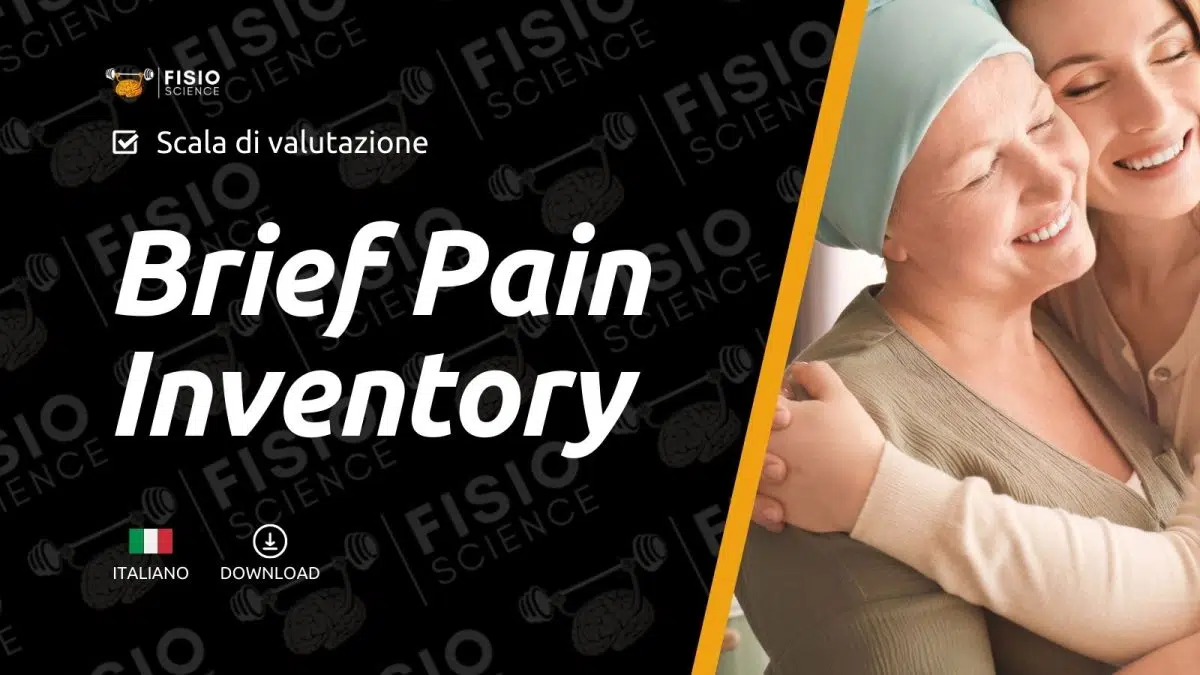 Brief Pain Inventory - BPI - FisioScience