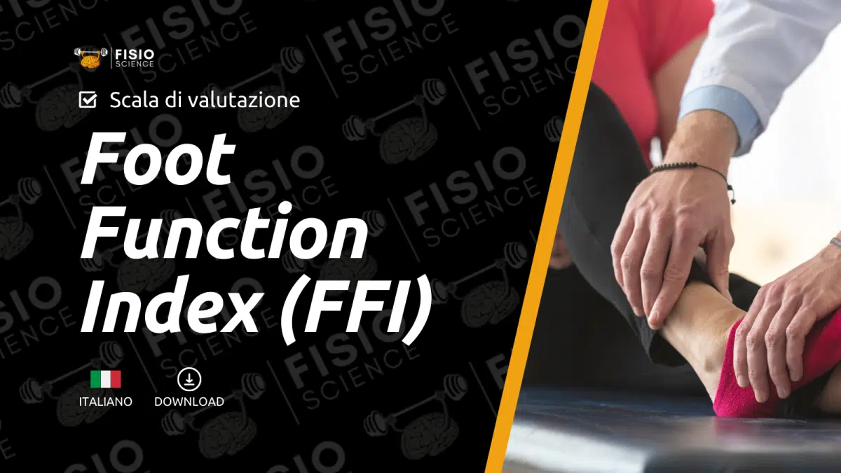 Foot Function Index (FFI) - FisioScience