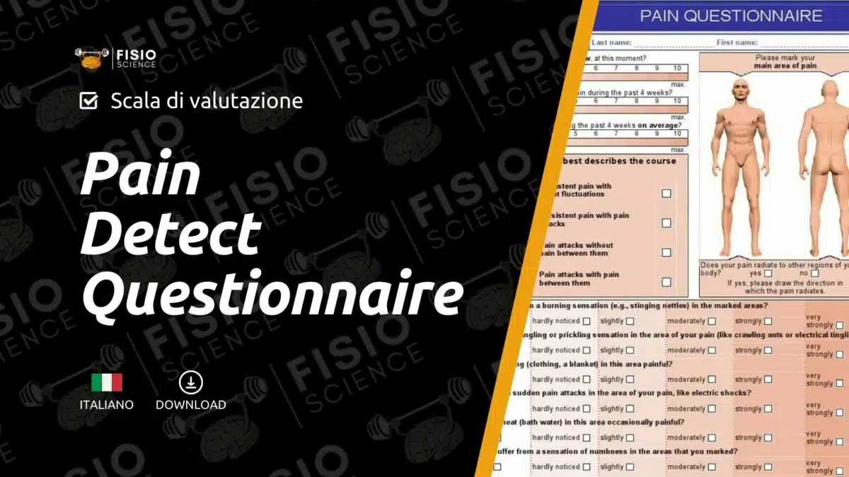 Pain Detect Questionnaire (PD-Q) - FisioScience Pain Detect Questionnaire (PD-Q) - FisioScience