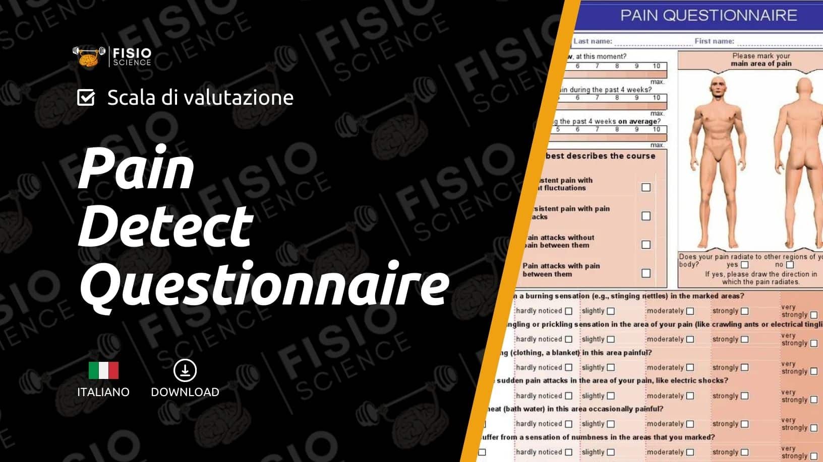Pain Detect Questionnaire (PD-Q) - FisioScience Pain Detect Questionnaire (PD-Q) - FisioScience