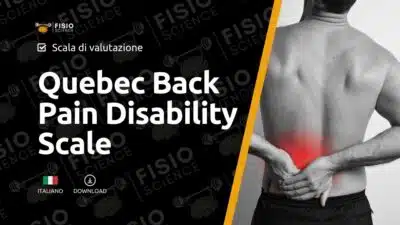 Quebec Back Pain Disability Scale - FisioScience